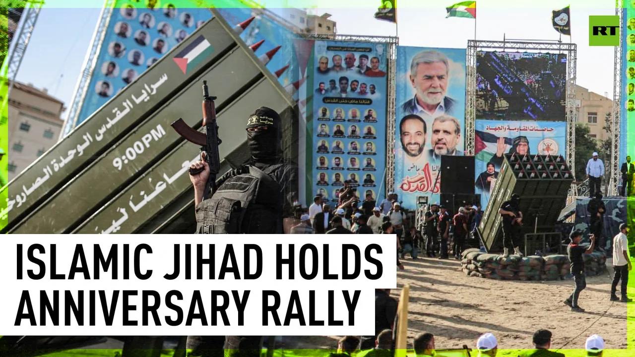 Islamic Jihad movement showcases rocket systems in Palestine on group’s ...