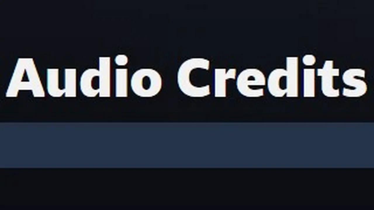 Full List Of Audio Credits