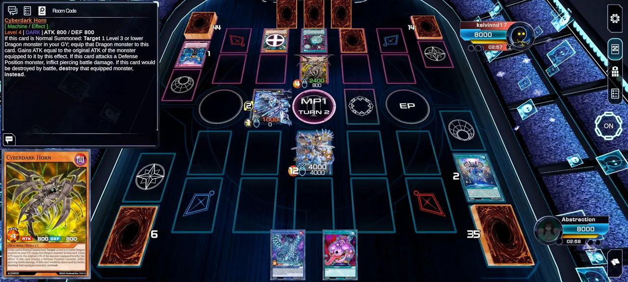 YGO Omega Android. Drytrons vs Cyber Dragons