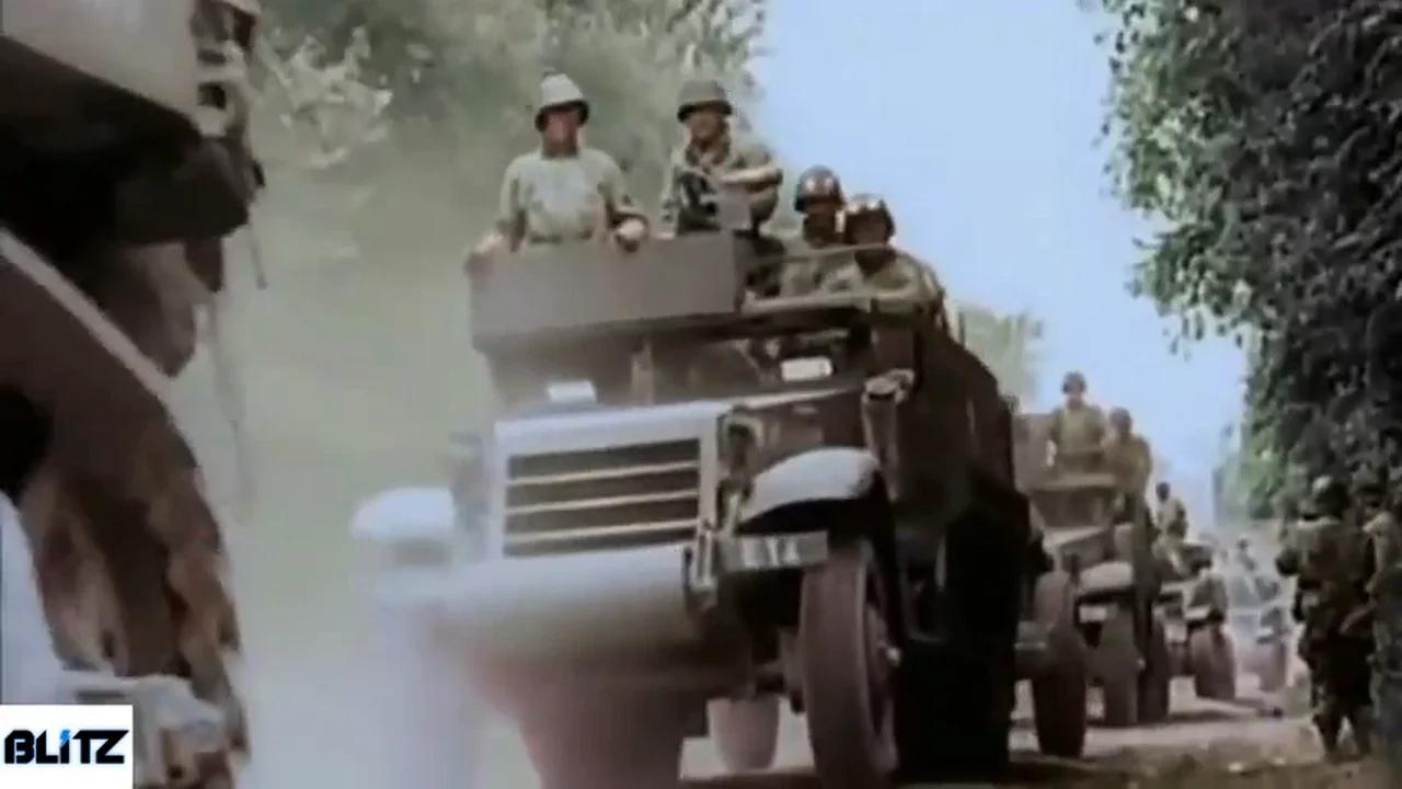 World War II intense Combat footage