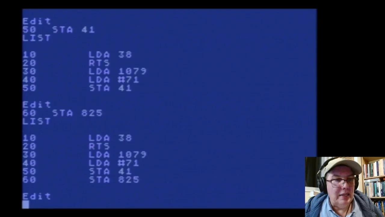 Livestream 1: Atari Machine Language For the Absolute Beginner