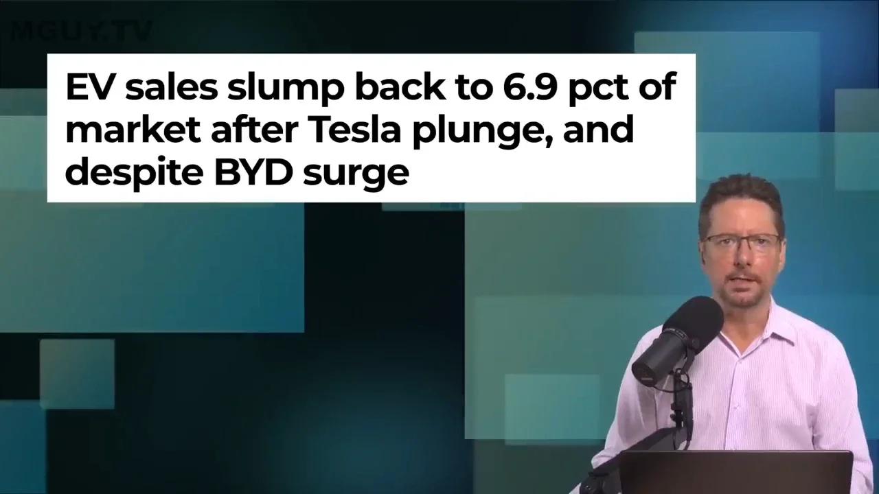 STILL not wanted: Australian EV sales SLUMP in July | MGUY Australia