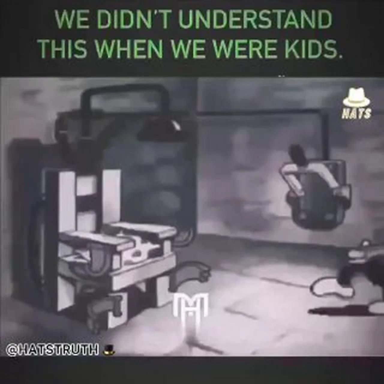 😒🎥😒The Truth about Old 1950's Disney Cartoon Showing You Today's ...