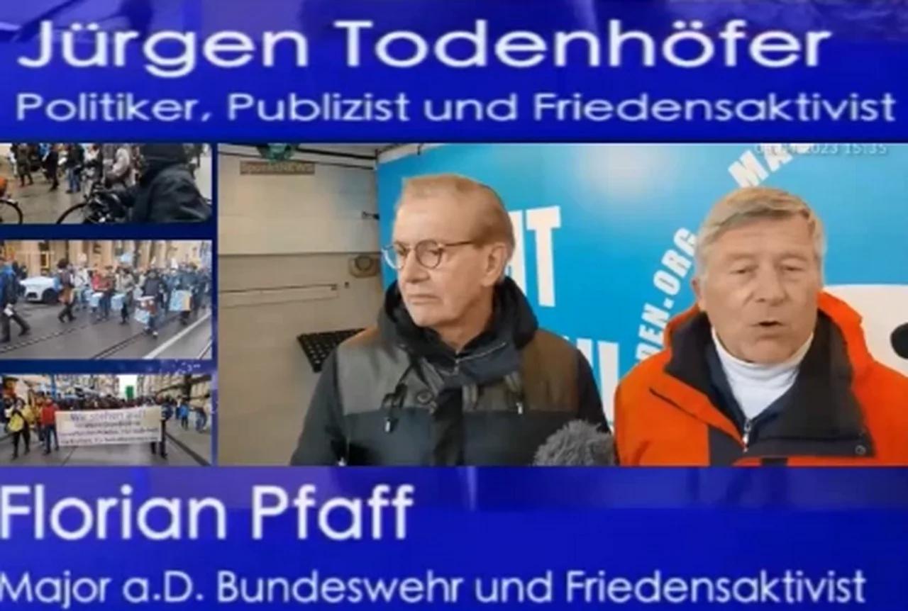 Jürgen Todenhöfer & Florian Pfaff Major a.D. Bundeswehr