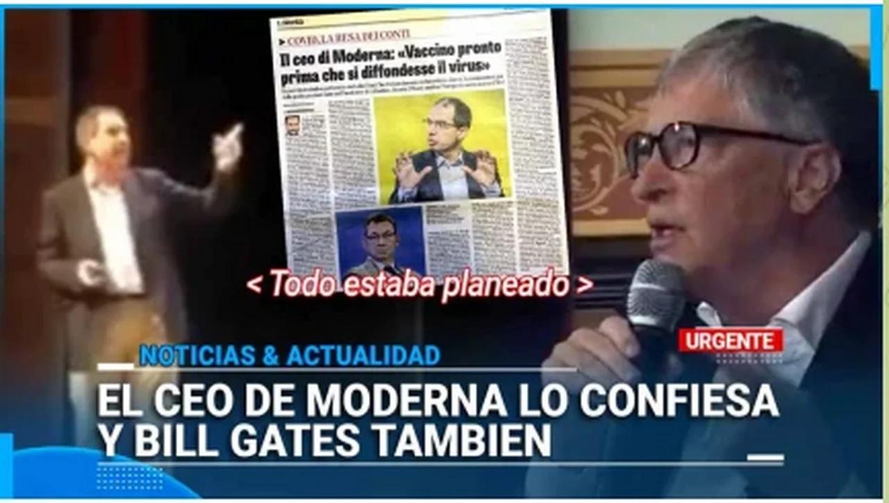ESCANDALO MUNDIAL !! CEO DE MODERNA lo confiesa todo y Bill Gates ...