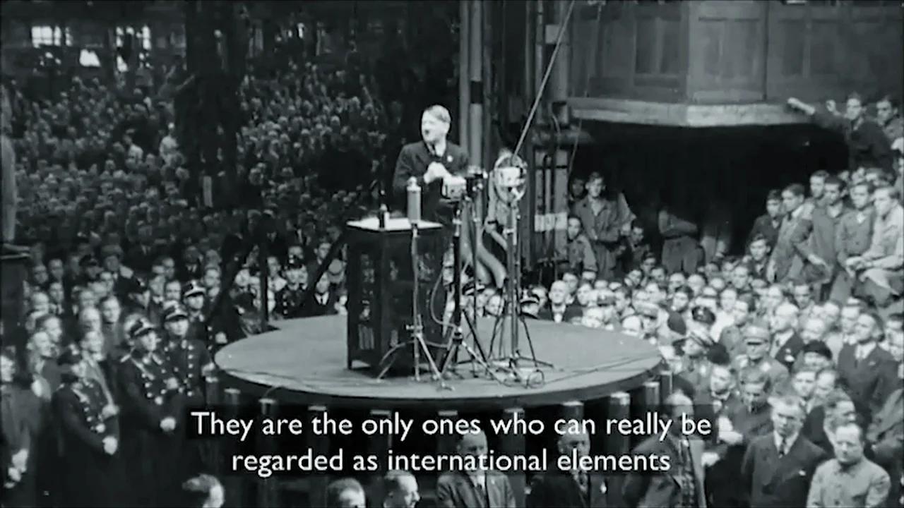 Adolf Hitler - International Clique Speech