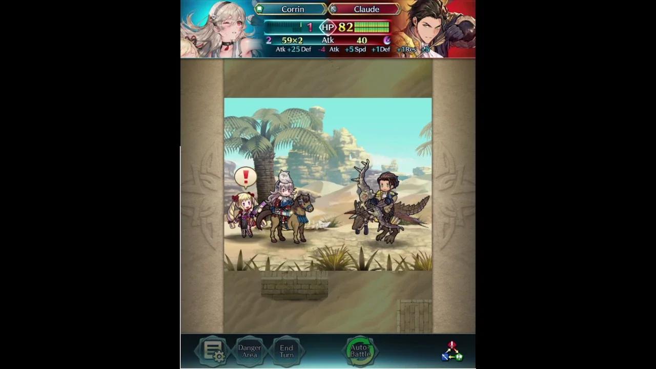 Fire Emblem Heroes - Legendary Hero Battle Claude Abyssal One Turn - 05 ...