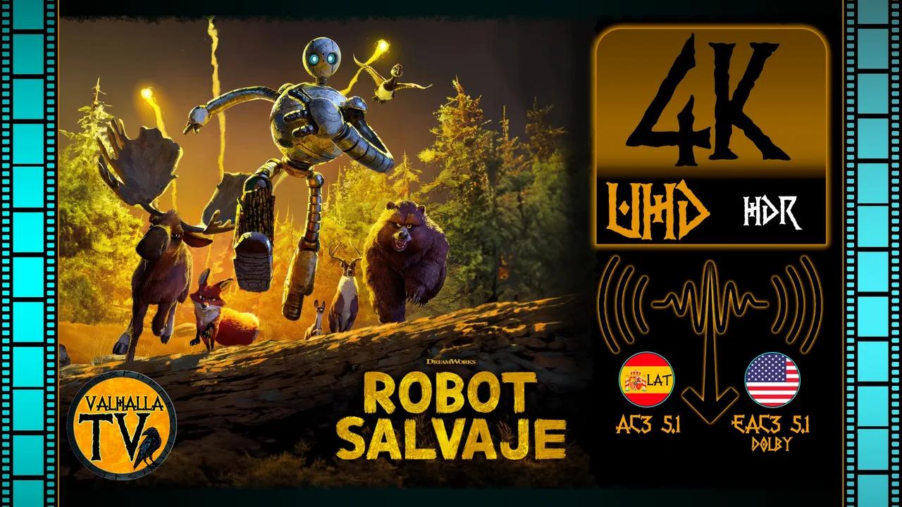 Descargar Robot Salvaje (Wild Robot) 4K Audio Latino AC3 5.1 - English ...