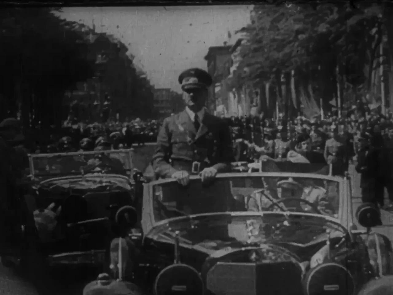 Adolf Hitler Arriving at Wilhelmsplatz - July 1940 Berlin, Germany