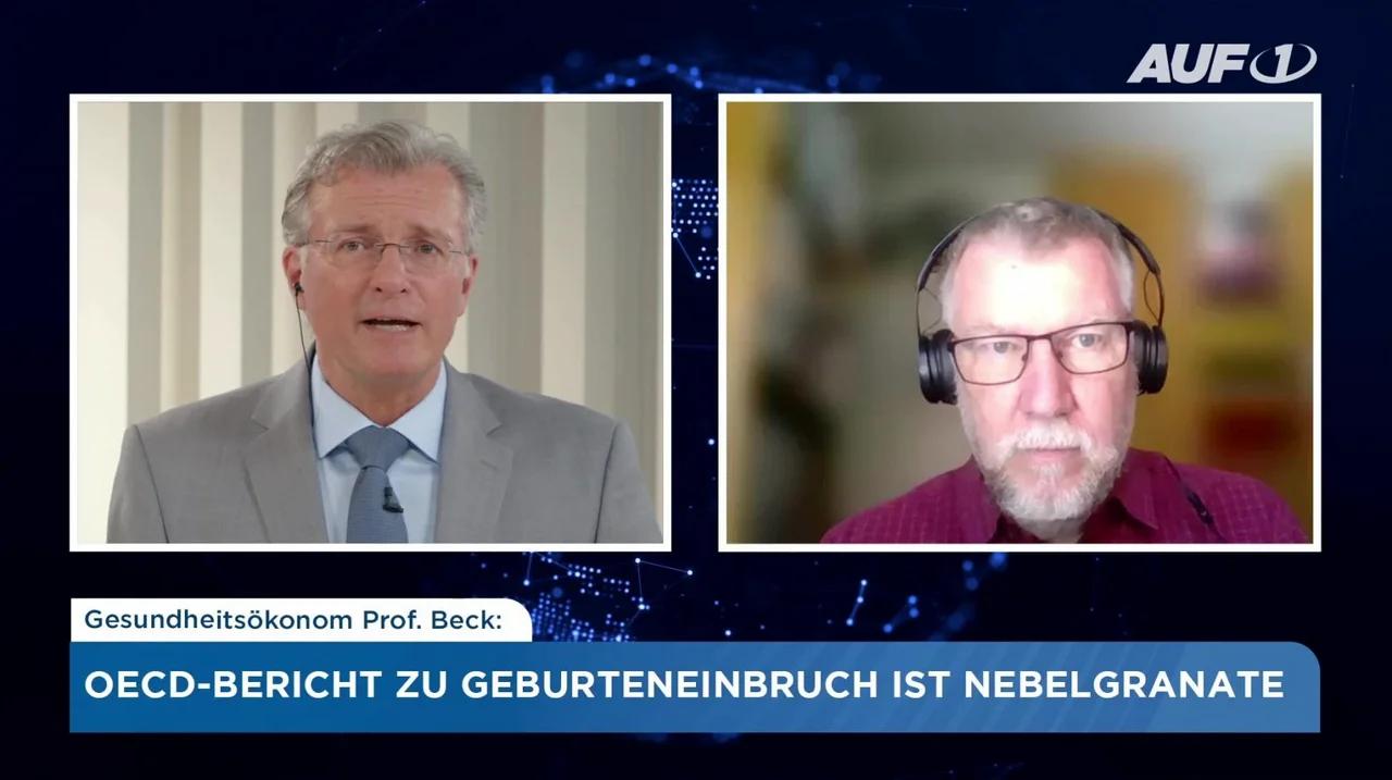 Gesundheitsökonom Prof. Beck: OECD-Bericht zu Geburteneinbruch ist ...