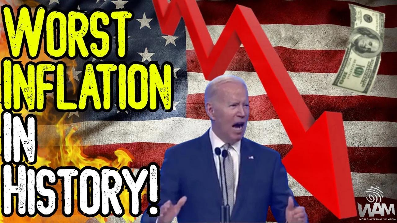 INSANE! WORST INFLATION IN HISTORY! - Biden DENIES There's A Crisis ...