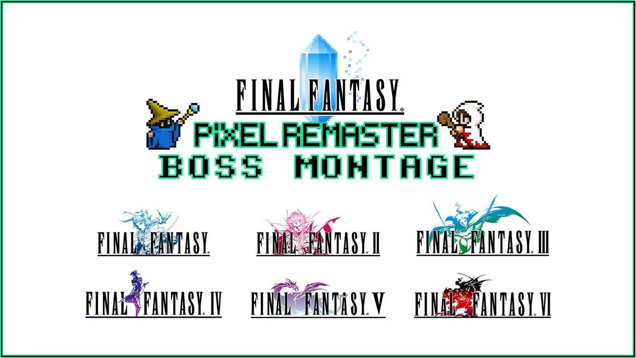 FINAL FANTASY Pixel Remaster Final Boss Montage (Nintendo Switch)