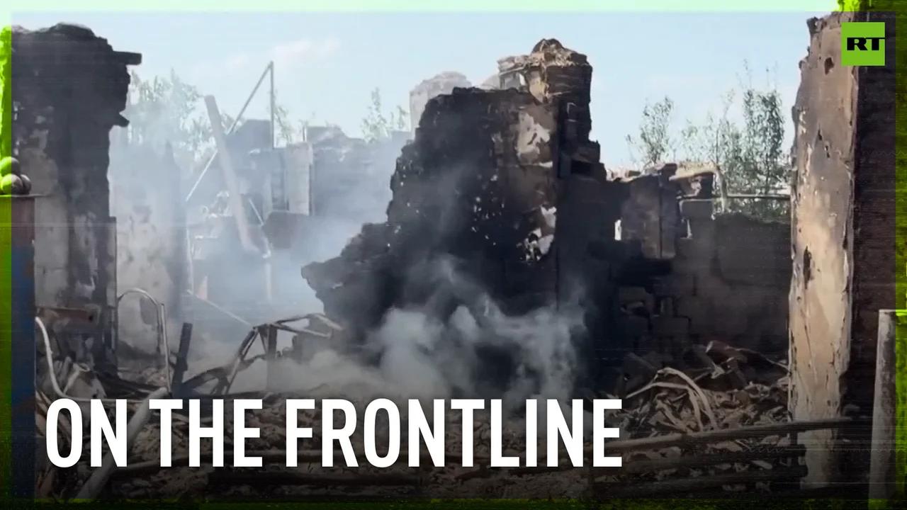 RT correspondent among the first reporters to visit hotspot on Donbass ...