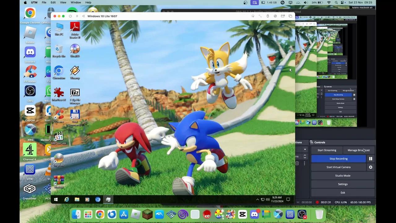 Windows 10 Lite 1607 in UTM