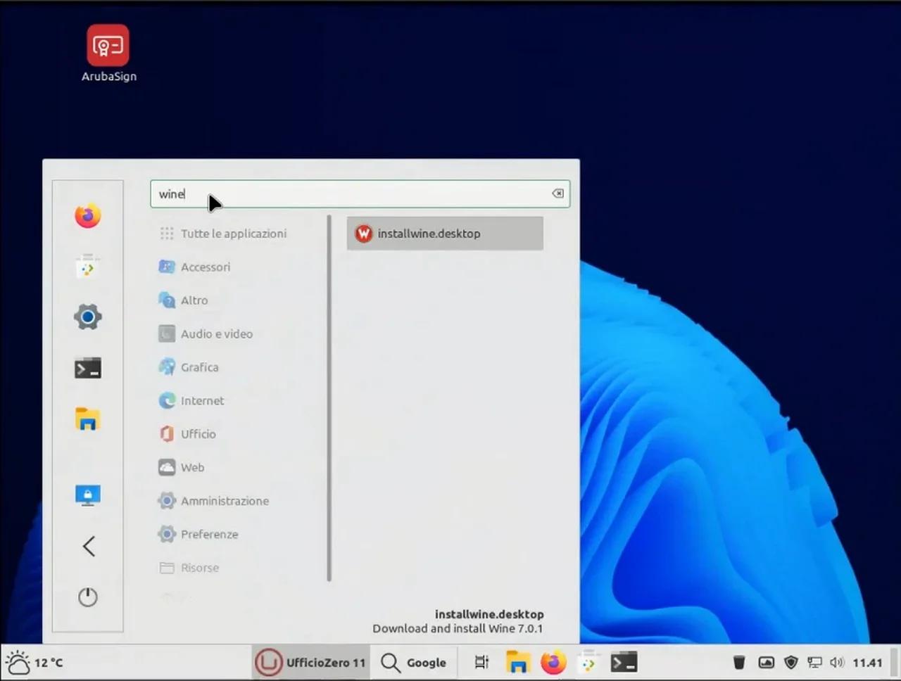 Install Winehq On Ufficio Zero Linux Os 11 64bit