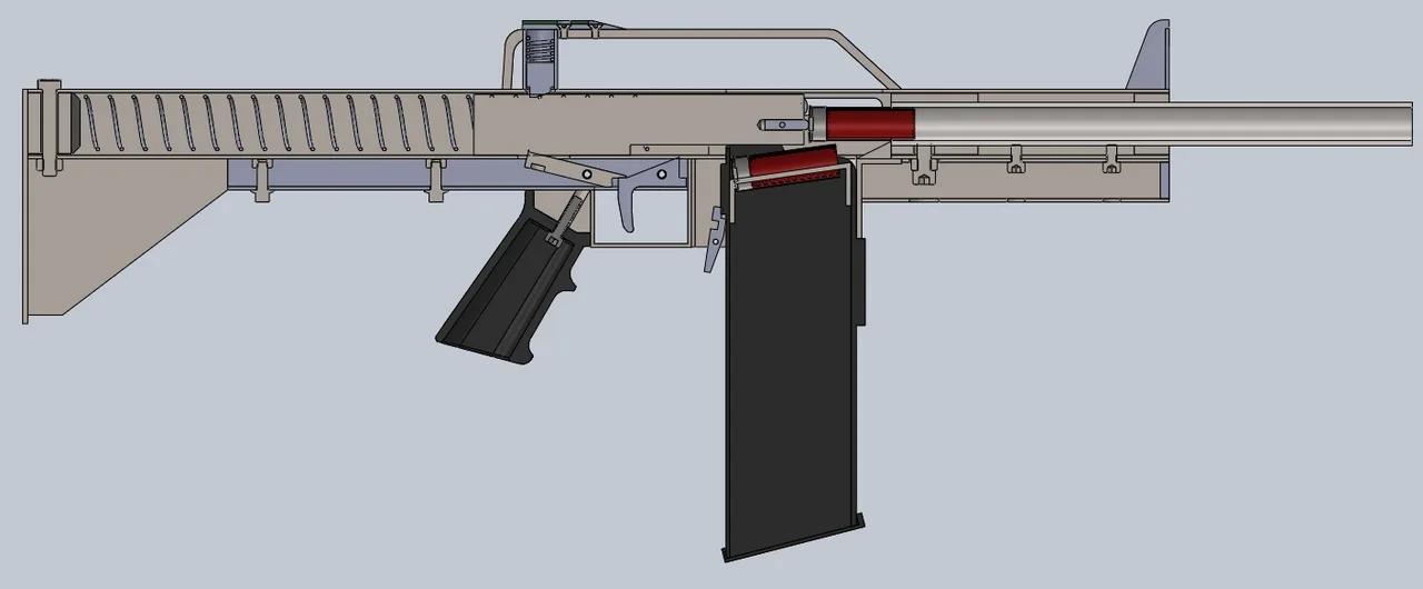 Professor Parabellum 12 Gauge Assault Shotgun MK2 Reference Model