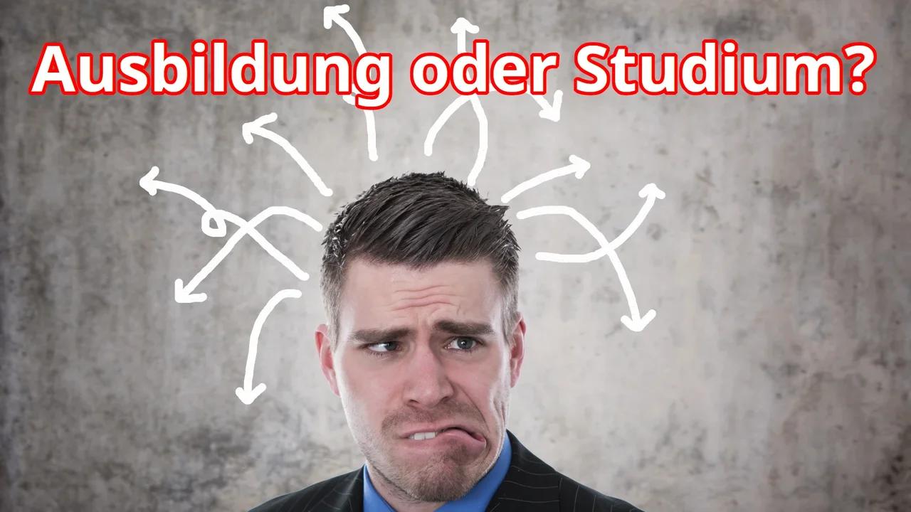 Ausbildung 👨🏻‍🔧 oder Studium 👨🏼‍🎓 Was bringt Dich weiter