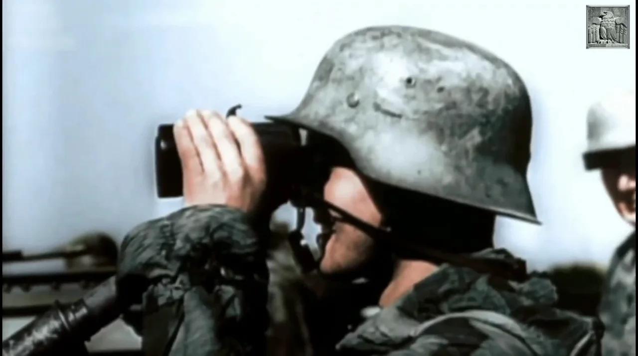 La Wehrmacht en acción en color