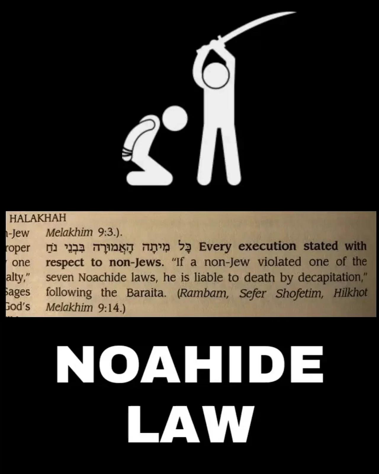 The "Noahide Laws" of Talmudic Judaism: Implemented to Execute all ...
