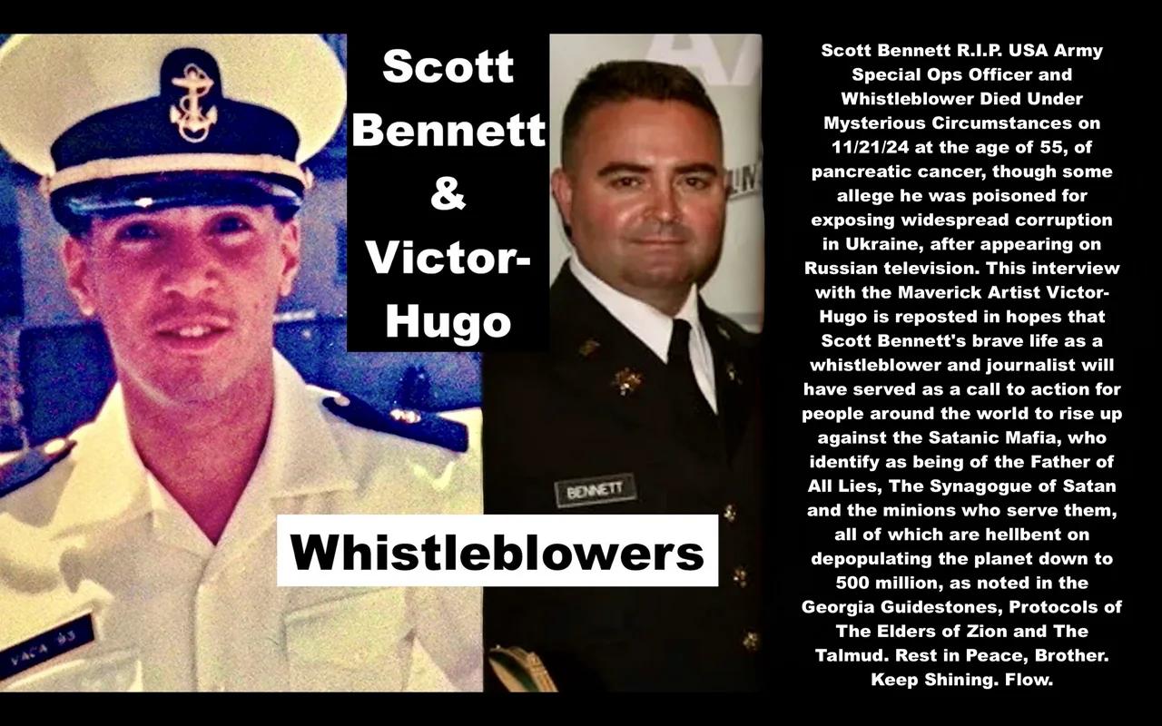 Scott Bennett RIP USA Army Special Ops Officer Whistleblower Dies Under ...