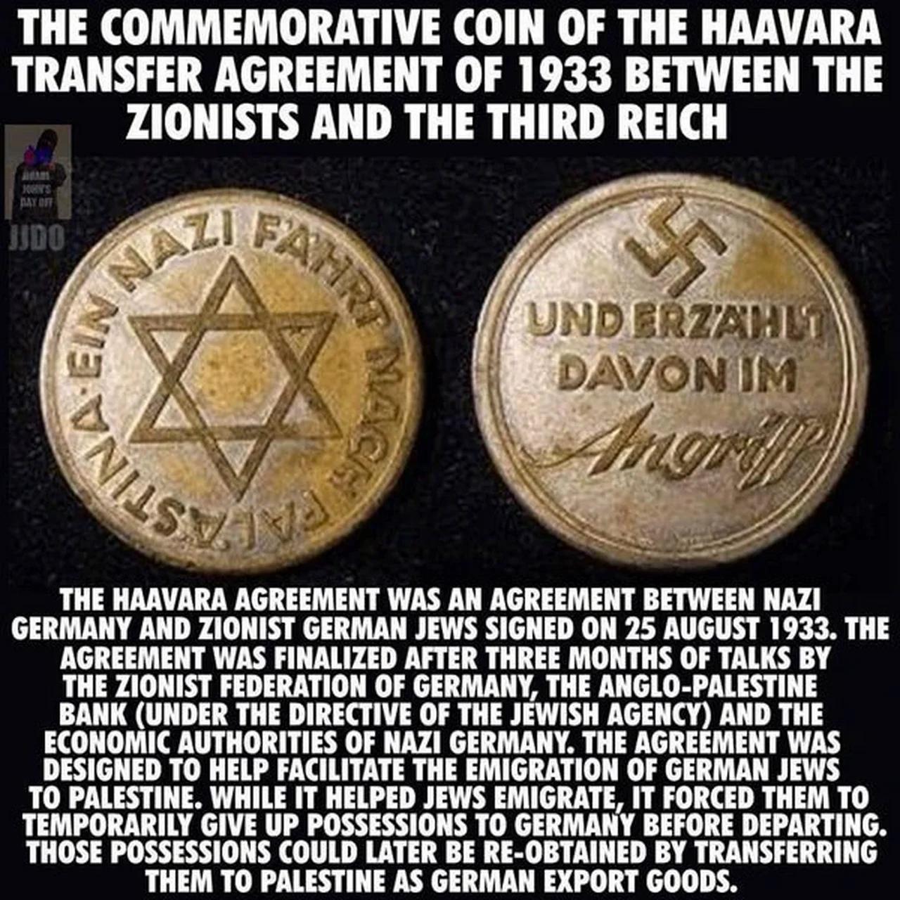 The Transfer Agreement - Nazi Zionist collaboration in the 1930s