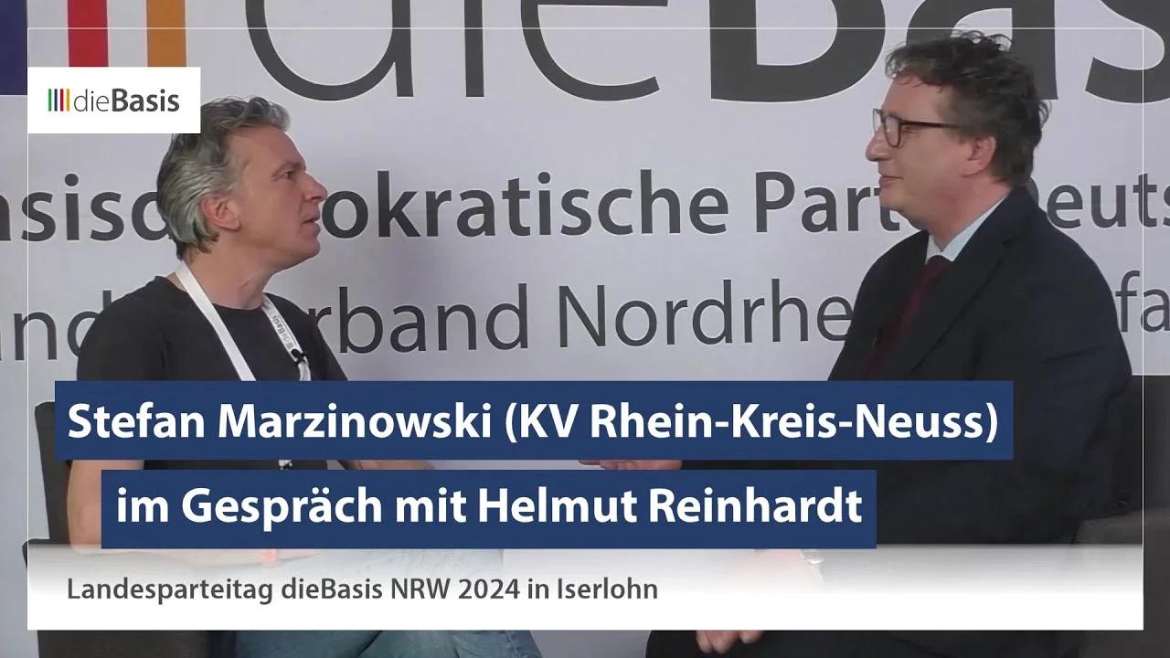 Stefan Marzinowski im Gespräch mit Helmut Reinhardt | dieBasis 2024