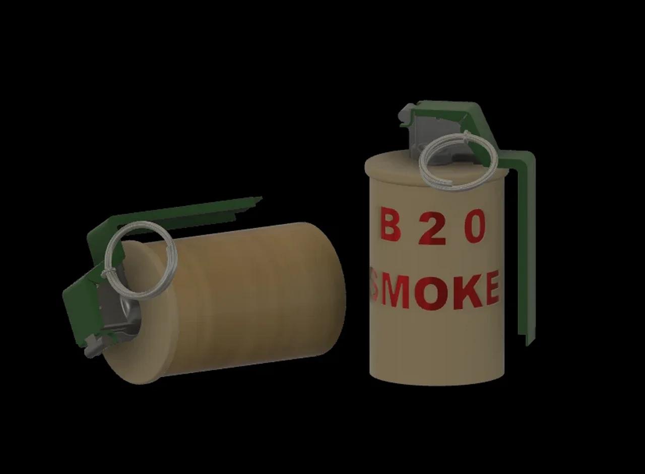 B-20 Mini Smoke Grenade