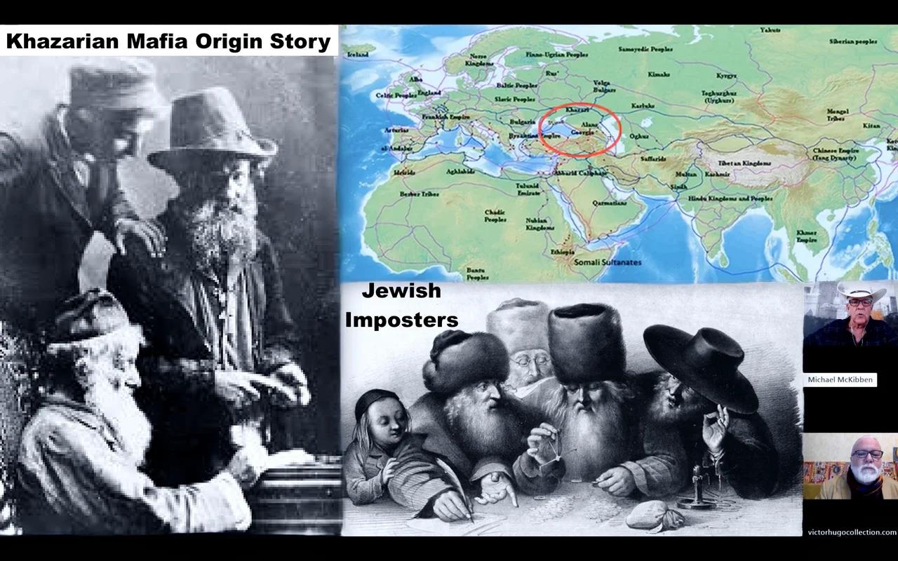 Khazarian Mafia Jewish Imposters Babylonian Radhanite Silk Road Georgia ...