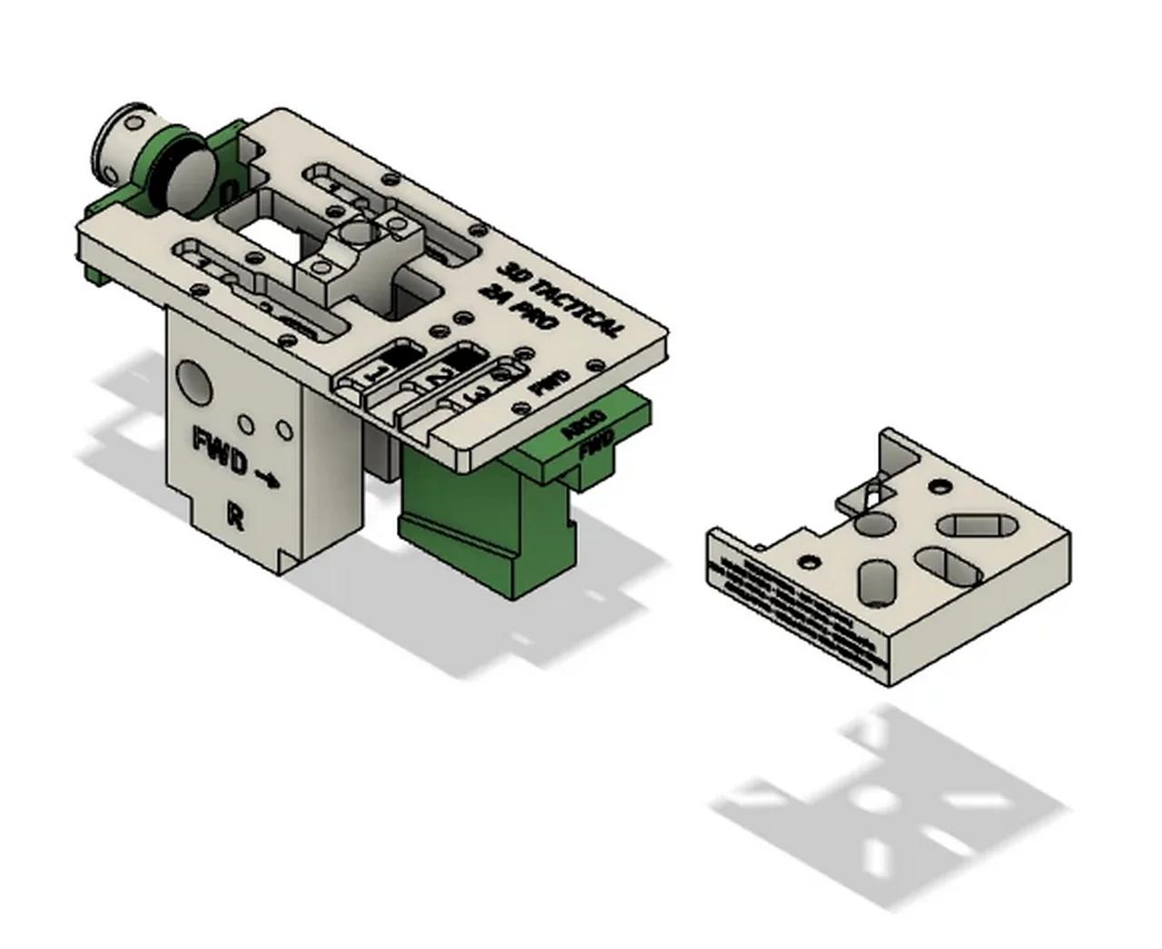 The 3D Tactical 2A PRO 80% lower routing jig