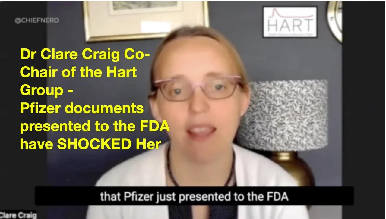 BOMBSHELL - Dr Clare Craig Exposes Pfizer
