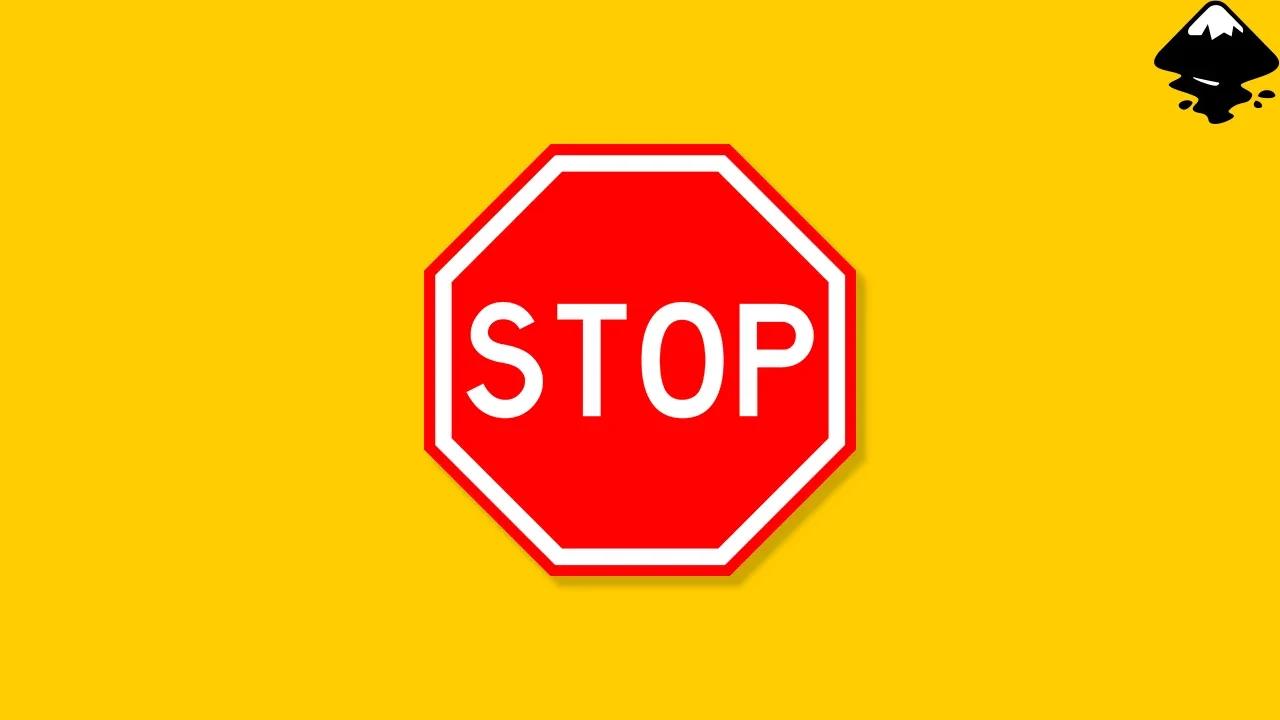 Create a Stop Sign in Inkscape