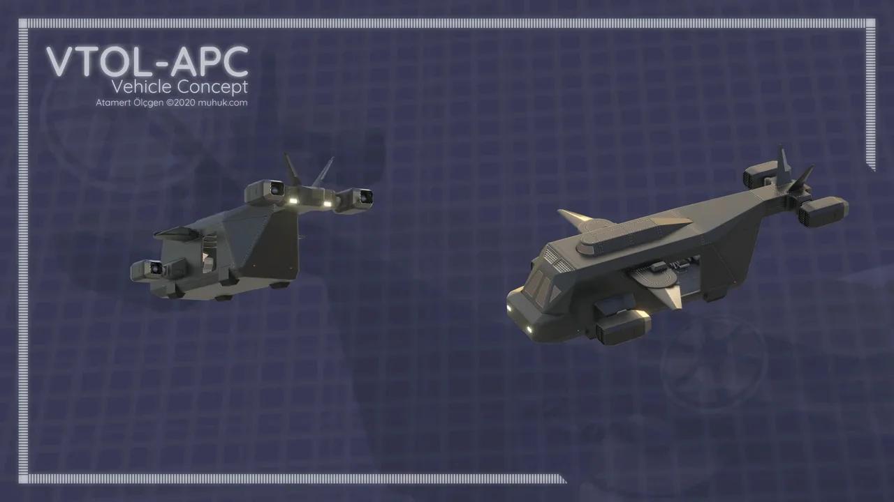 VTOL-APC Concept Art