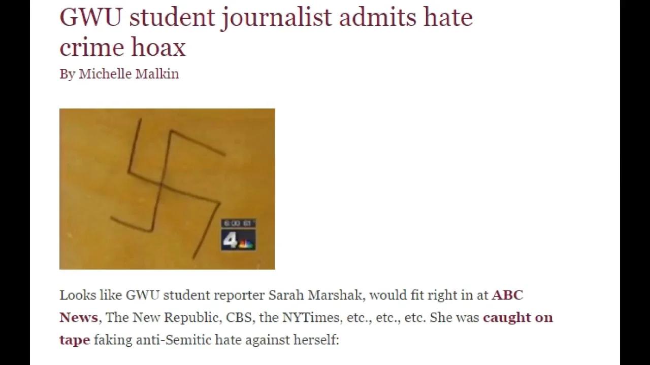 The Hate Hoax Epidemic of the Left - 100 Fake Hate Crimes & Fake Racist Incidents (mirror)