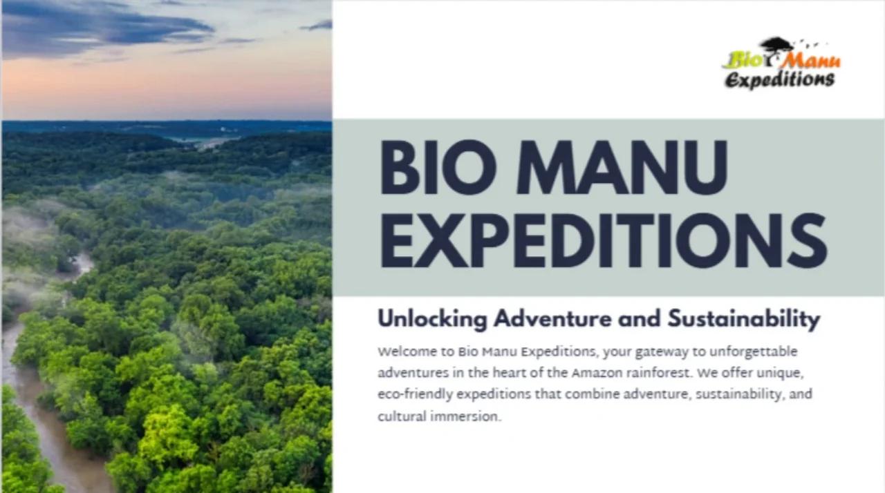 Live the Best of Manu National Park with Bio Manu Expeditions