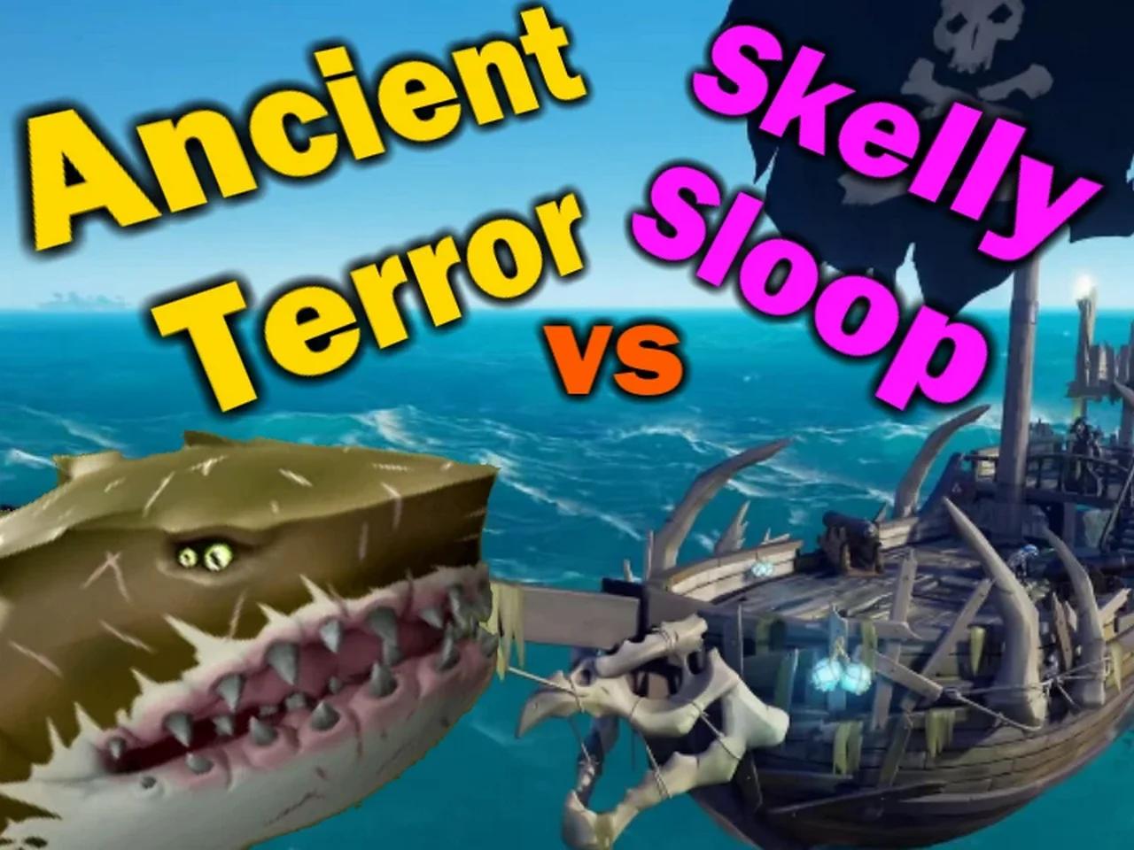 Megalodon vs Skeleton Sloop [Sea of Thieves]