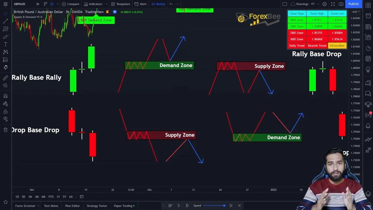 Supply and Demand Indicator for TradingView _ Identify High Probability ...