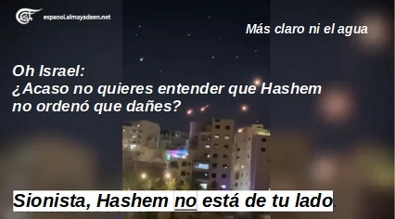 La evidencia contundente que Hashem no está con los judios sionistas.