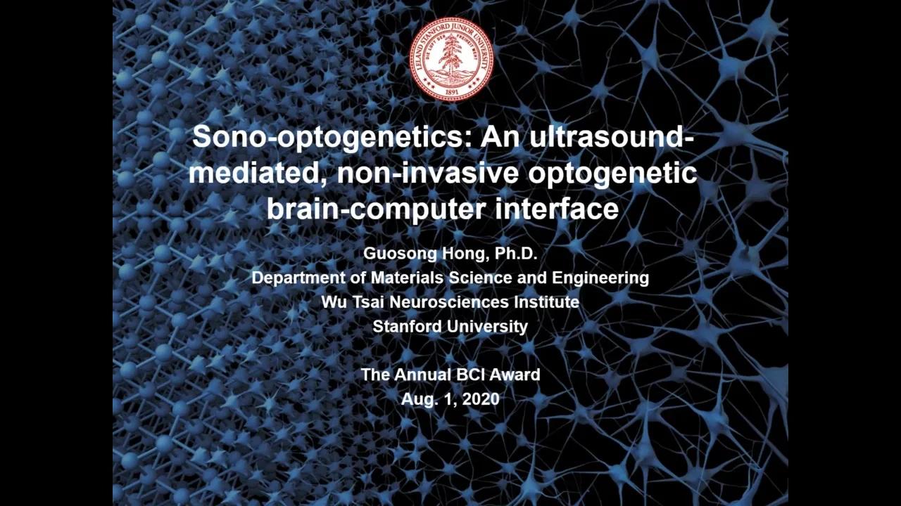 G-Tech Medical Engineering: Sono-optogenetics”: An ultrasound-mediated ...