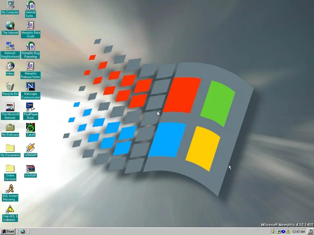 Windows Memphis Build 1400 in 86Box