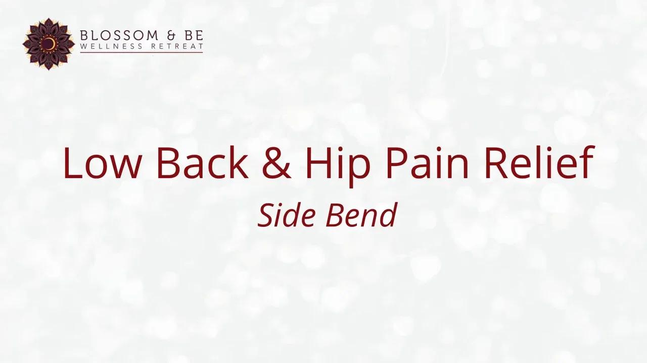 Low Back and Hip Pain Relief - Side Bend