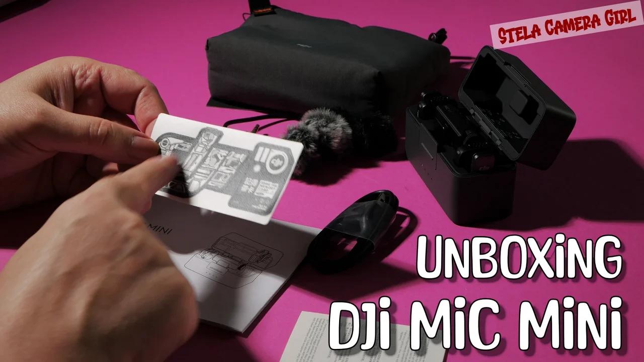 Unboxing of DJI MIC Mini, asmr unboxing