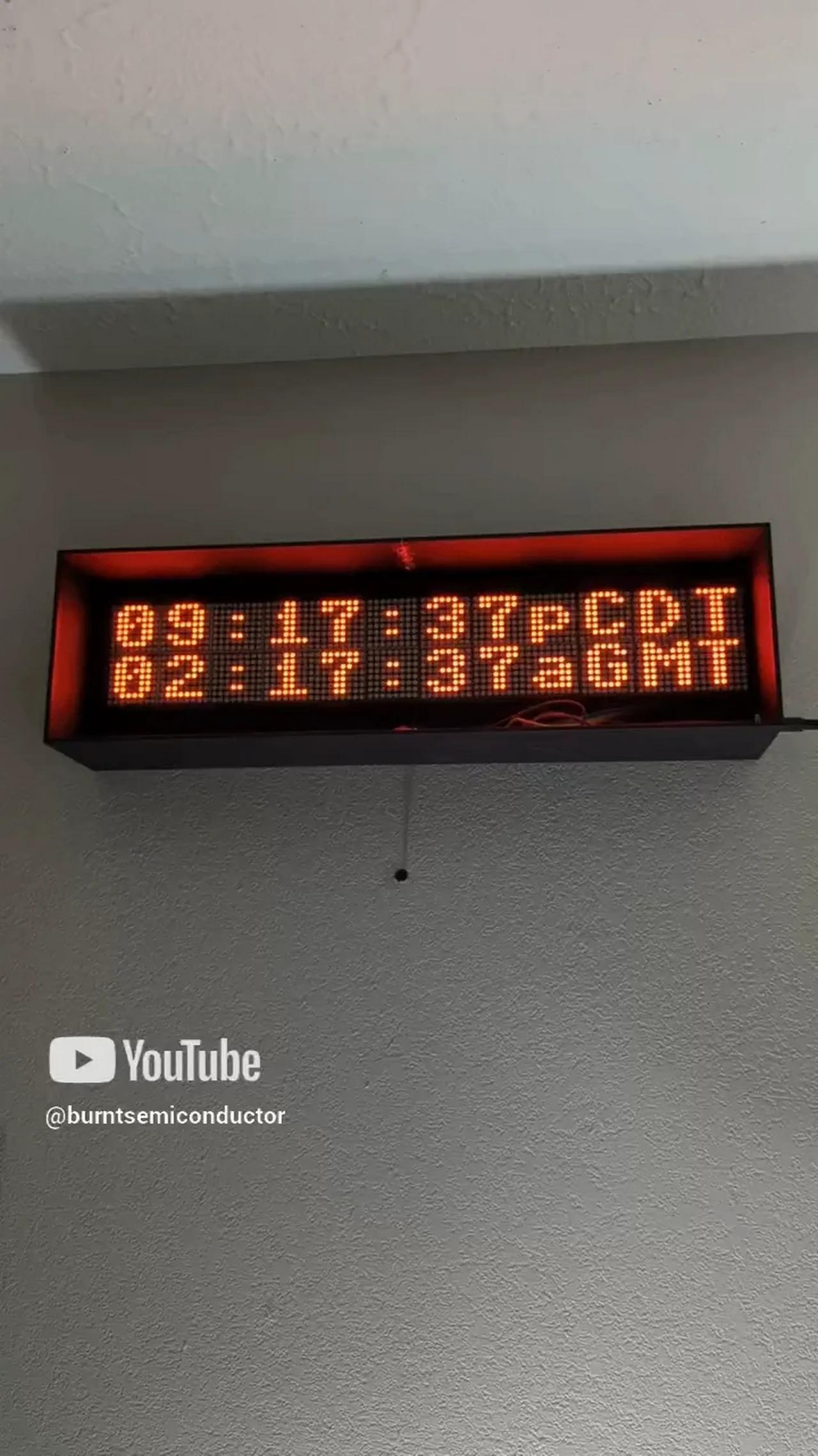 CPU/GPU/Clock wall display