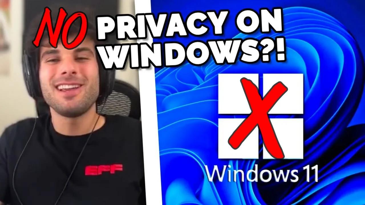 Windows Undermines Privacy | Curb Your Techlore