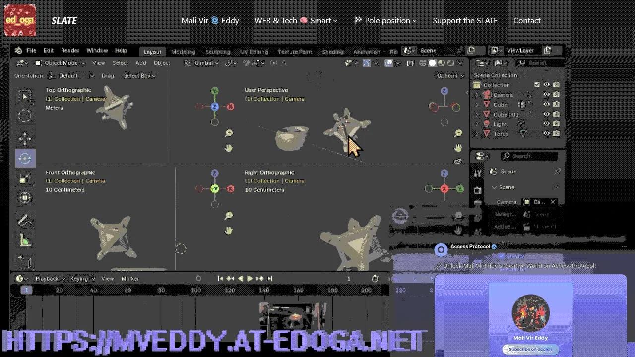 Summary: Day5 in Blender 3D CG #B3DLearnAlong