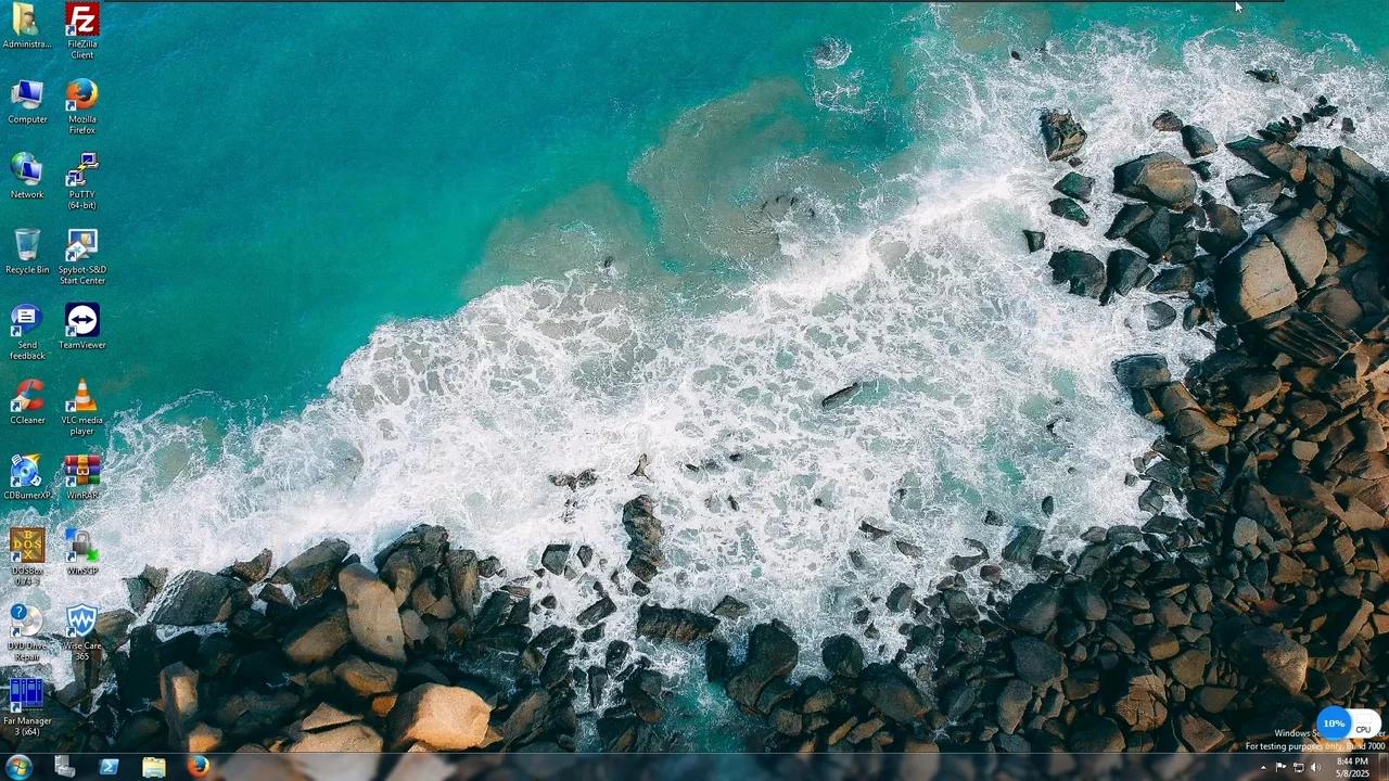 Windows Server 2008 R2 Datacenter Beta (Build 7000) on VMware ...