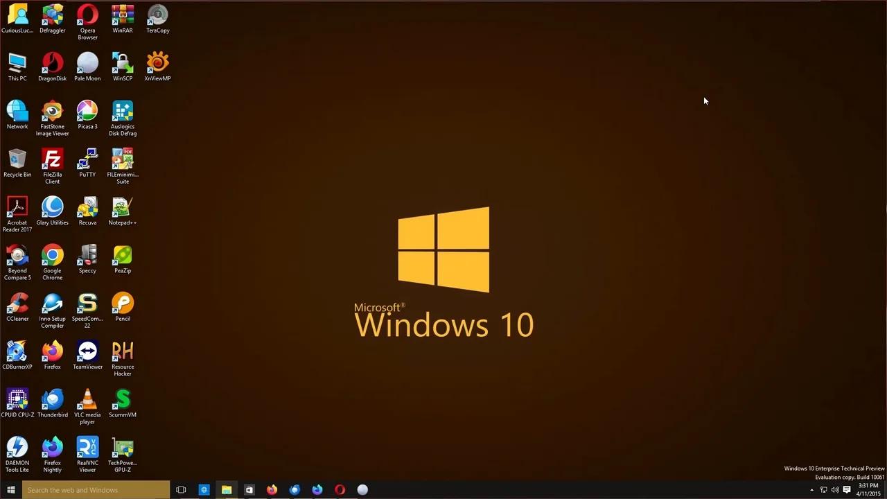 Windows 10 Enterprise Insider Preview (Build 10061) on VMware ...