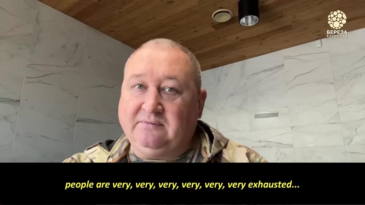 General-Major Dmytro Marchenko depicting a grim picture on the status ...