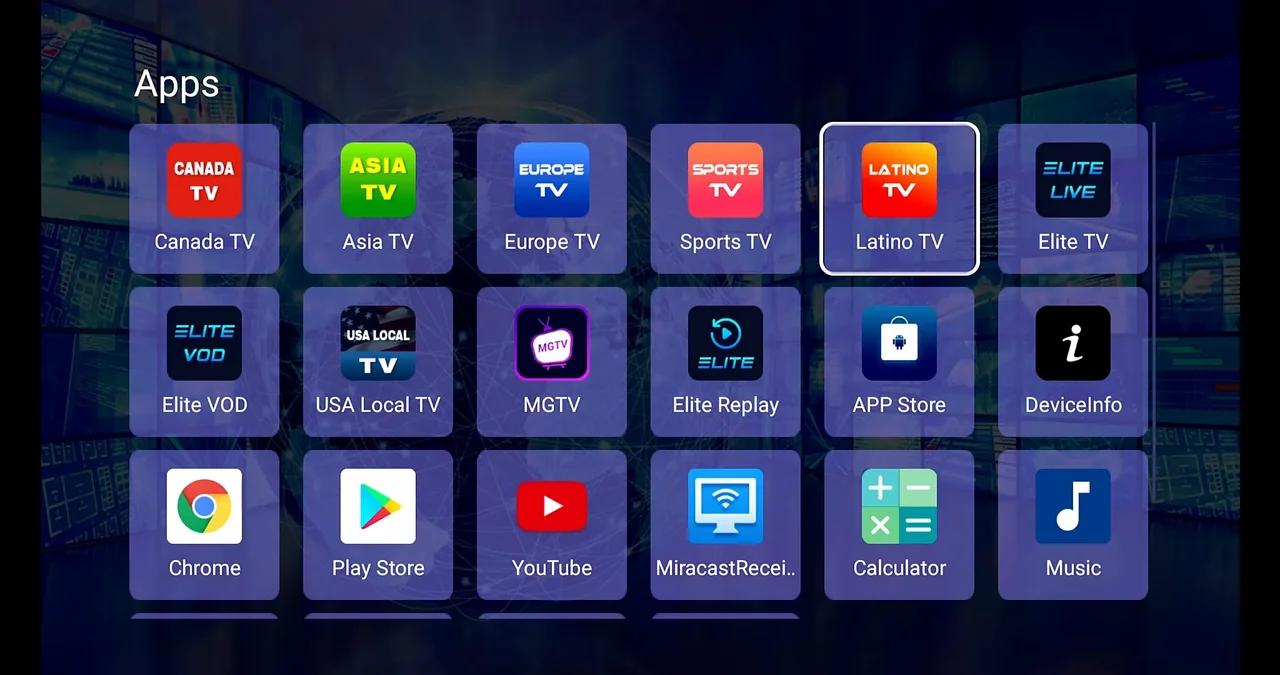 Octastream Elite Ultra Live TV VOD Channel Overview