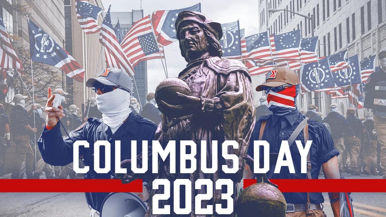 Patriot Front Columbus Day 2023