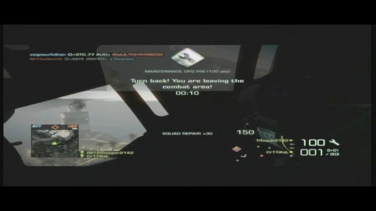 Battlefield BC 2 Fun Tactics- Parachuting